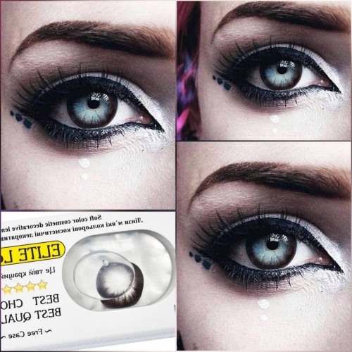 Black Contact Lenses - Natural Eye Colour - Black Night┃ELITElenses.com®