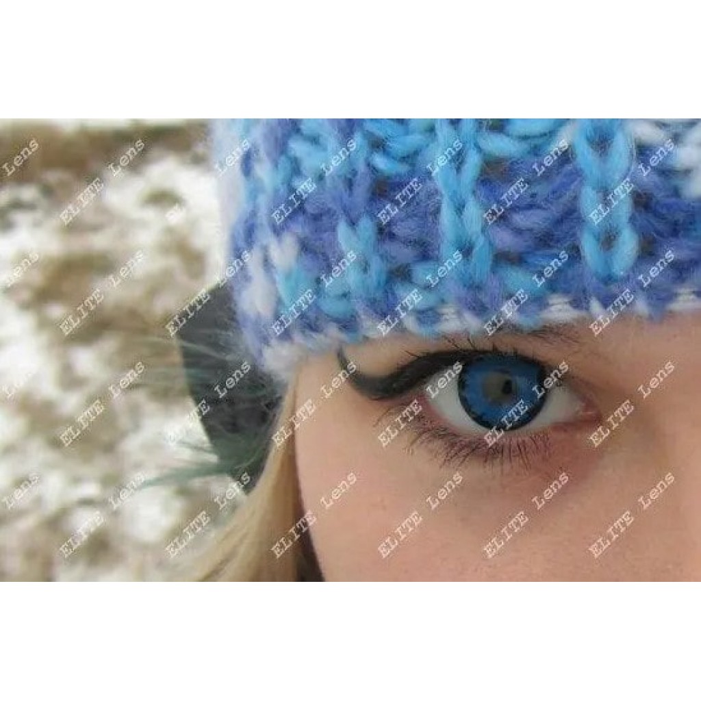 Blue Contact Lenses - Blue Neon┃ELITElenses.com®