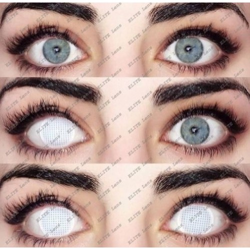 White Contact Lenses - Buy white colored contact lenses - Mesh ...